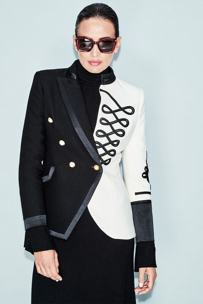 Renata Green & Red Military Blazer | The Extreme Collection USA