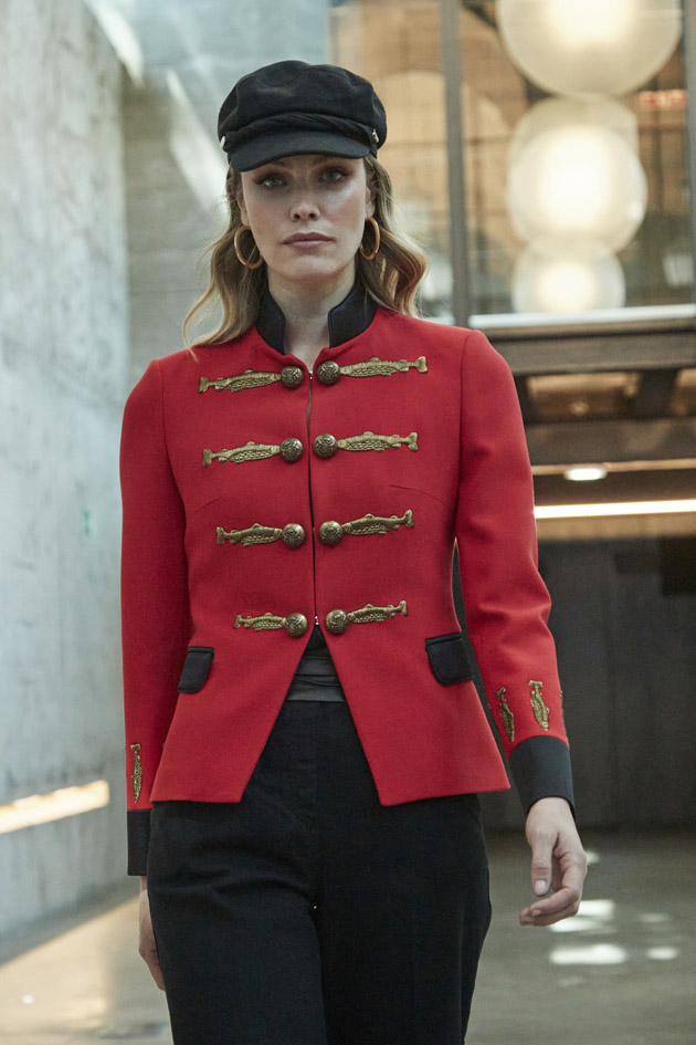 Red Military Blazer Nuvola | The Extreme Collection USA